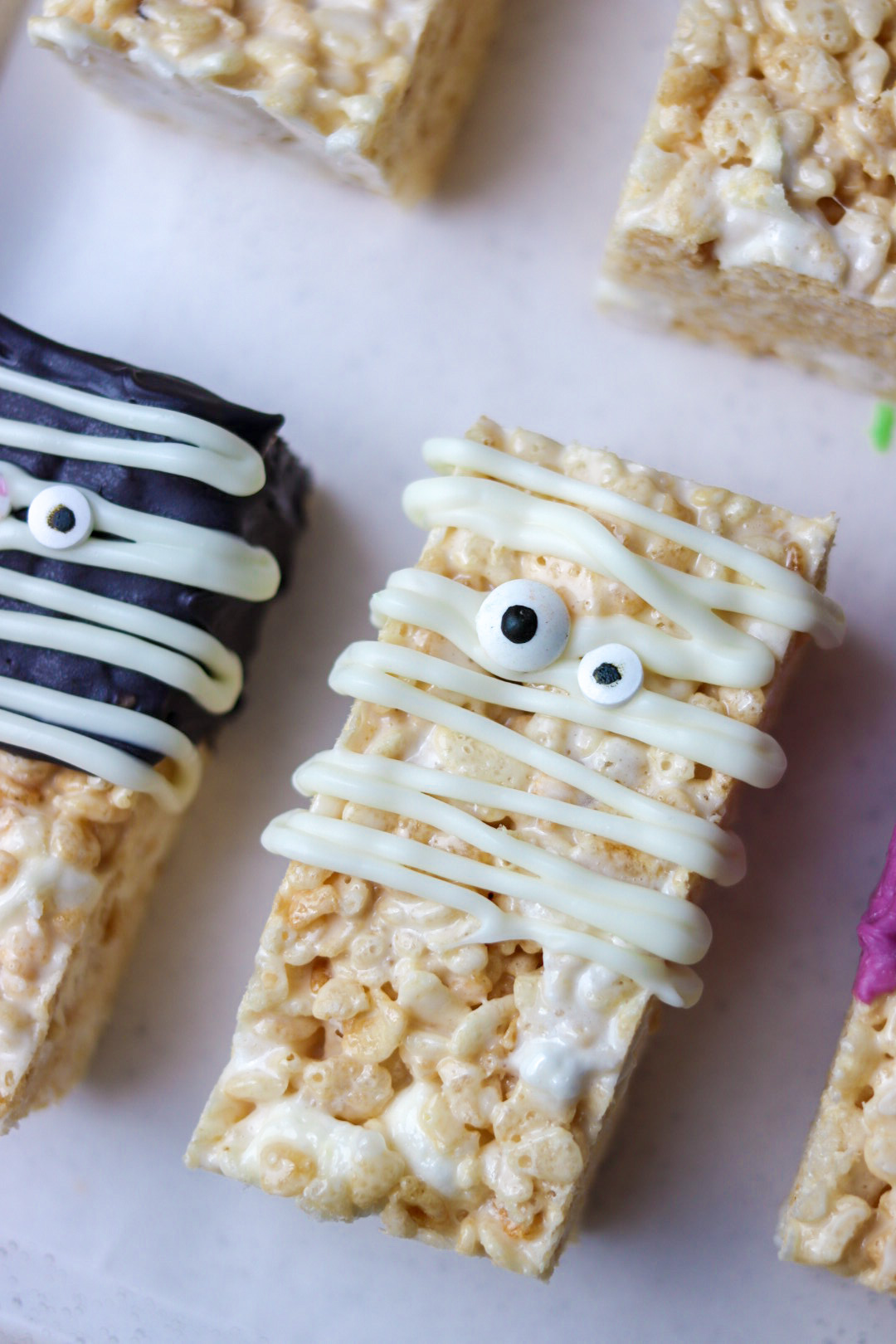 how to make zombie rice crispy treats - upstate design studio