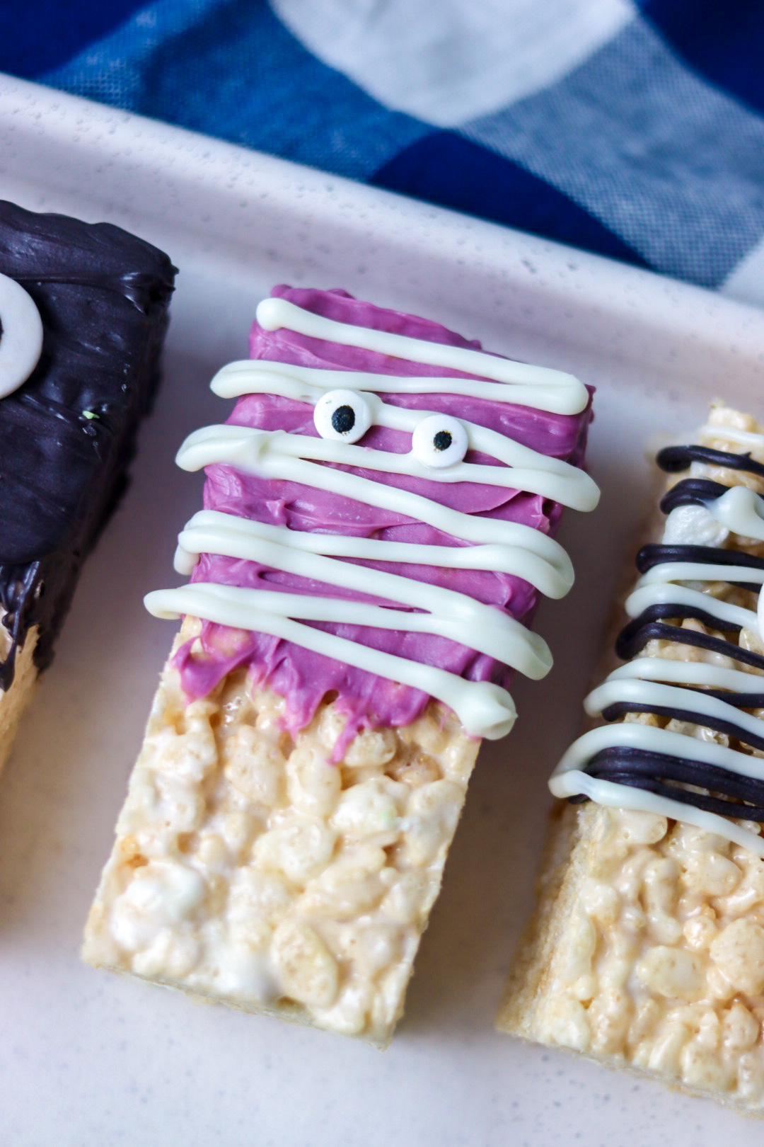 how to make zombie rice crispy treats - upstate design studio