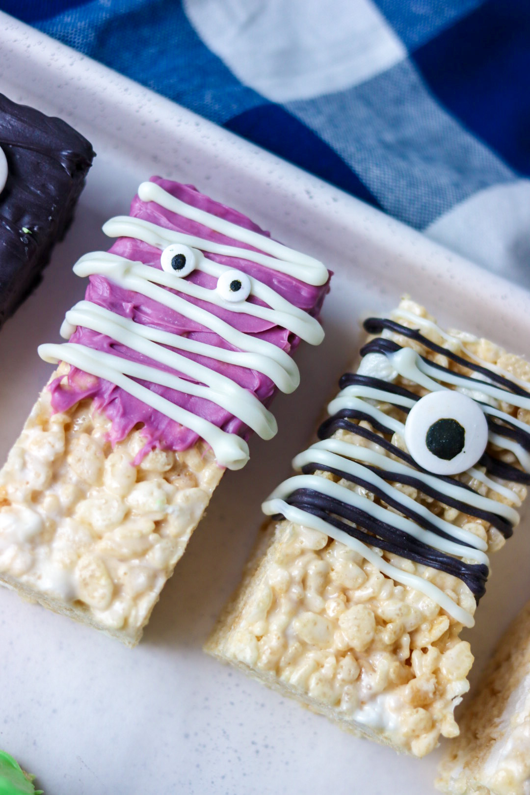 how to make zombie rice crispy treats - upstate design studio