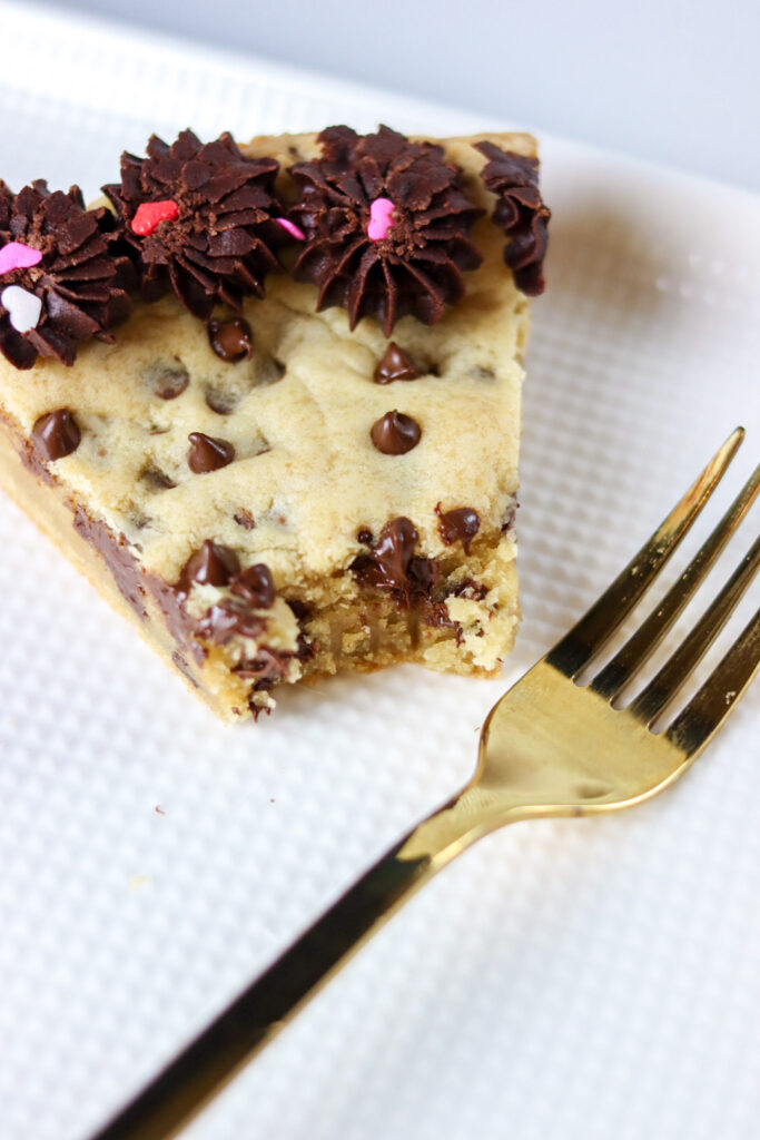GIANT chocolate chip cookie cake - upstate design studio